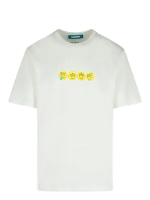 BARROW Cotton T Shirt - White