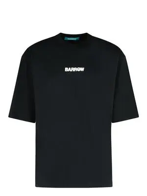 BARROW Cotton T Shirt - Black