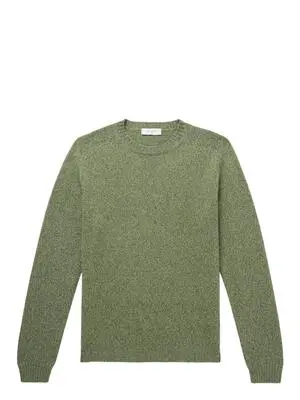 Boglioli Wool And Cashmere-blend Sweater - Green