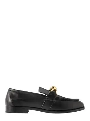Bottega Veneta Astaire Knot-detailed Leather Loafers - Black