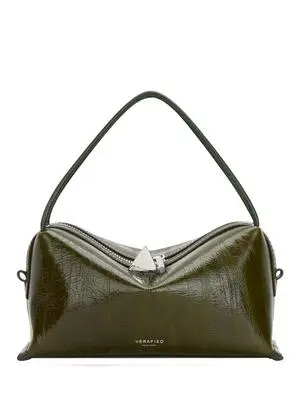 VERAFIED Leather Handbag Olive