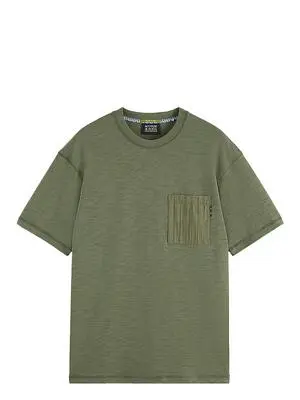 Scotch & Soda Relaxed Fit Cotton Tee - Thyme