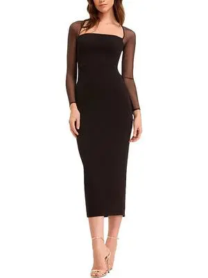 Dress The Population Maxine Midi Dress Black