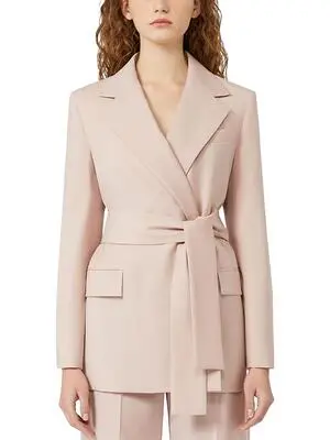 Max Mara Teso Wool Jacket - Powder