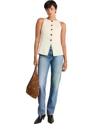 Madewell The Longline Straight Jean - Atlin Wash
