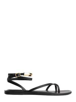 Madewell The Vira Bangle Ankle-wrap Sandal - True Black