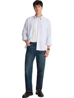 Madewell The 1991 Loose Straight Jean In Japanese Denim - Fairside Wash