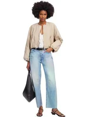 Madewell The Darted Barrel-leg Jean - Edmonson Wash