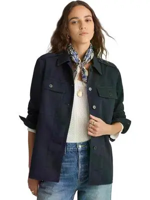 Madewell Easy Utility Shirt-jacket - Dark Navy