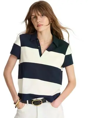 Madewell Polo Tee - Midnight Navy