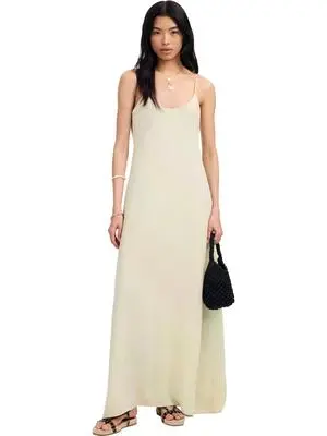 Madewell Leset Ari Scoopneck Maxi Tank Dress - Khaki