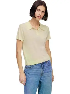 Madewell Leset James Polo Tee - Chapel