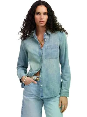 Madewell Shrunken Denim Shirt - Kelleyville Wash