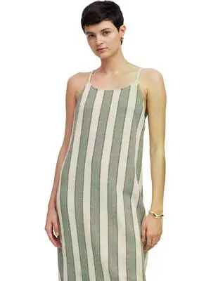 Madewell Zulu & Zephyr Organic Cotton Dress - Eucalyptus Stripe