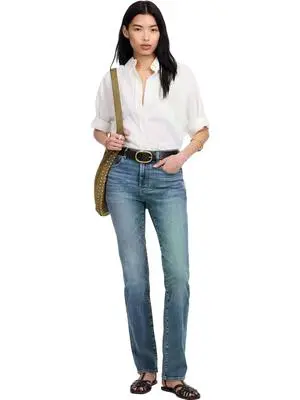 Madewell Tall High-rise Stovepipe Jeans - Ashland Wash