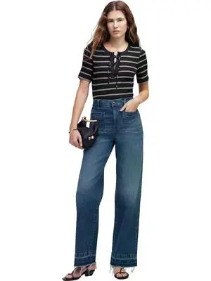 Madewell The Emmett Wide-leg Jeans - Archbald Wash