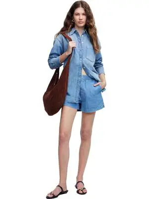 Madewell Oversized Denim Button-up Shirt - Marnie Wash