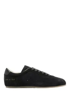COMMON PROJECTS Suede Leather Sneakers Black