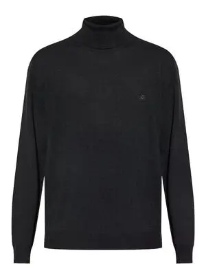 Etro Embroidered Turtleneck Sweater - Black