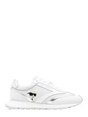 Karl Lagerfeld Leather Sneakers - White