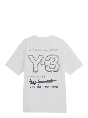 Adidas X Y3 Merch Short Sleeve T-shirt - White