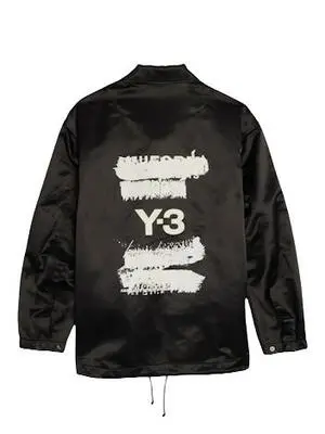 Adidas X Y3 Graphic Gfx Coach Jacket - Black