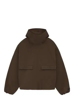 Fear Of God Essentials Military Nylon Hooded Anorak - Brown