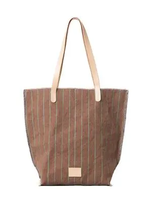 GRAF LANTZ Hana Canvas Tote - Sea Clay