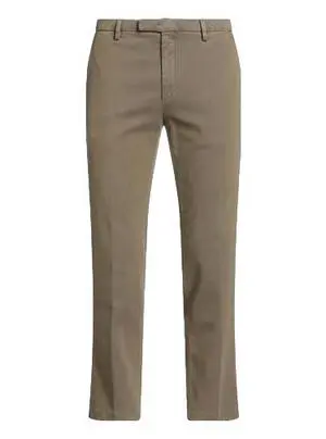 Boglioli Cotton-Elastane Gabardine Chino Trousers Beige