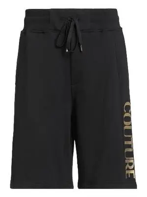 Versace Cotton Bermuda Shorts - Black