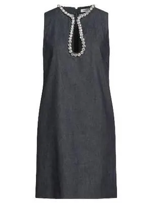 Sandro Mini Denim Dress - Blue
