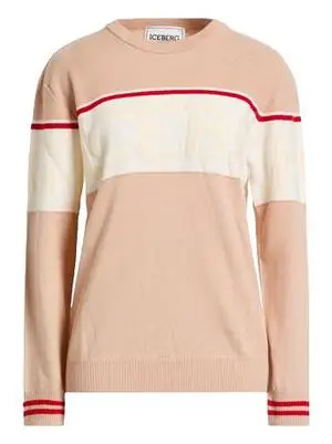 Iceberg Intarsia-knit Virgin Wool Sweater - Beige