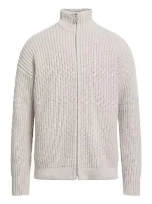 Emporio Armani Ribbed-knit Cardigan - Beige