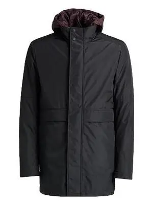 Canali Black Edition Water-repellent Parka - Blue