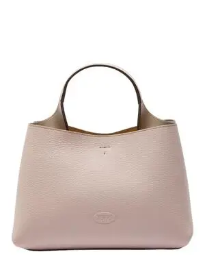 TOD'S Florida Mini Leather Tote Bag - Light Pink