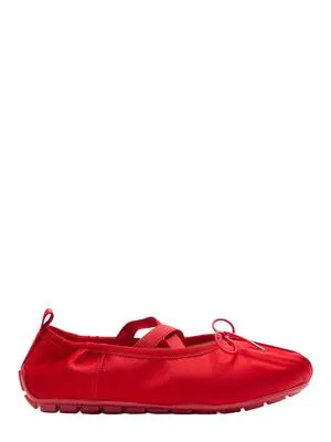 SIMONE ROCHA Ballerina Grip Satin Ballet Flats