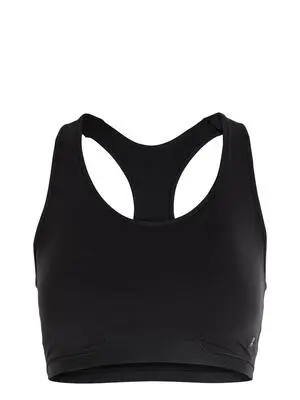 On Train Stretch-nyl Bra Top - Black