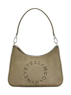 Stella McCartney Hobo Faux Suede Cross-body Bag - Khaki