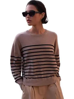 Jenni Kayne Avery Crewneck Top - Multicolor,stripe