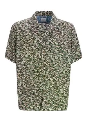 Paul Smith Printed Cotton Shirt - Black