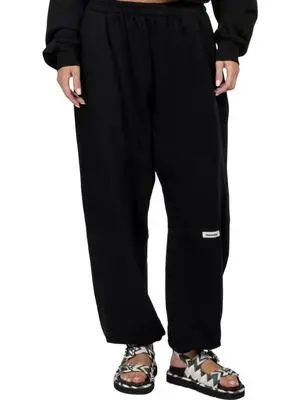 FREEDÉR Logo-patch Sweatpants - Black