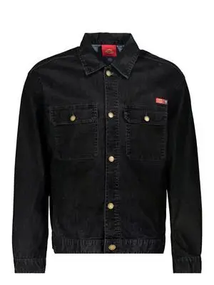 Dickies Flap-pocket Denim Jacket - Black