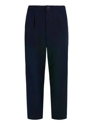 Paul Smith Pleated Straight-leg Trousers - Blue