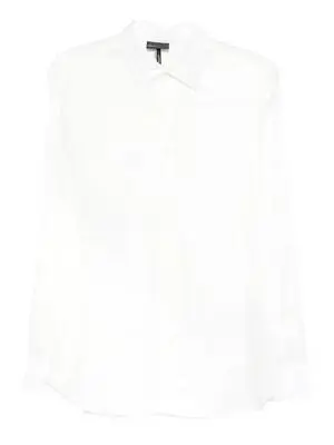 Emporio Armani Long-sleeve Button-up Shirt - White