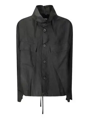 CINI Linen Jacket - Black