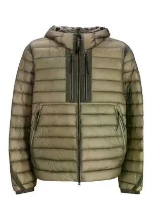 C.P. COMPANY D.d. Shell Hooded Quilted Jacket - Neutrals