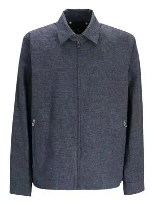 Paul Smith Zip-fastening Cotton Shirt Jacket - Blue