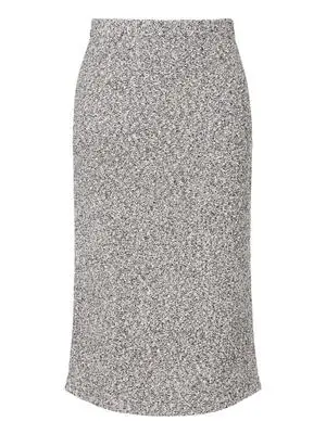 Tory Burch Tweed Pencil Skirt - Grey