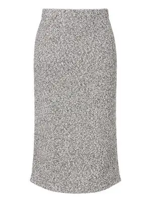 Tory Burch Tweed Pencil Skirt - Grey