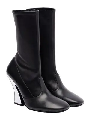 Givenchy Leather 95 Ankle Boots - Black
